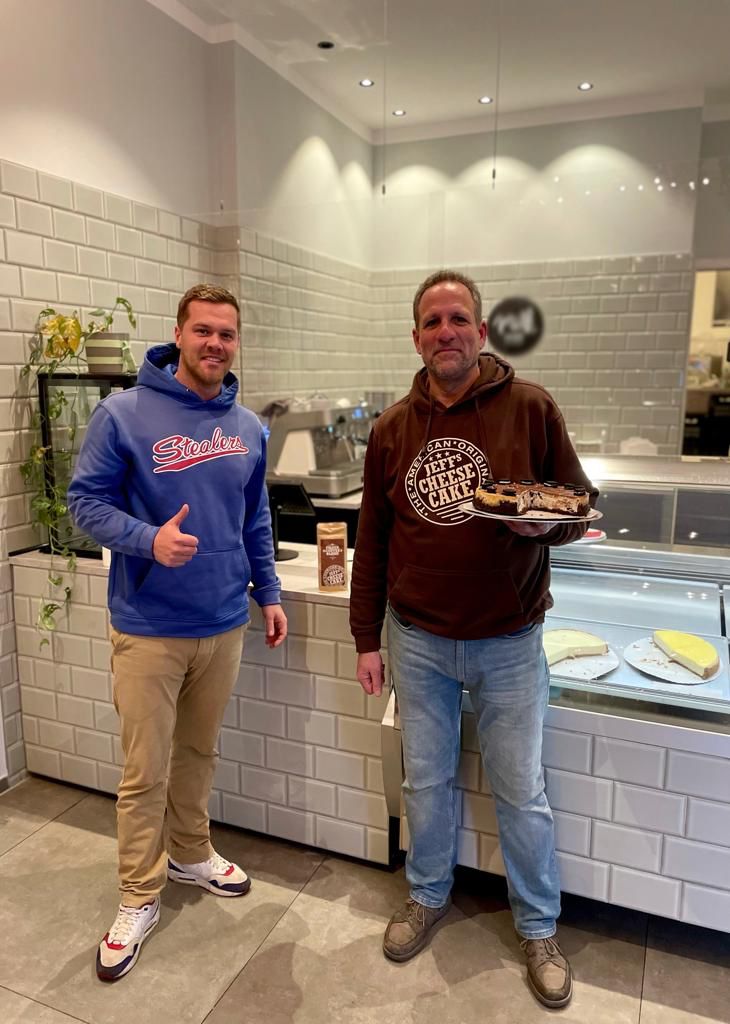 Auch Jeff‘s Cheesecake ist neuer Sponsor der Stealers – Stealers